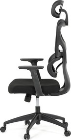 Ergonomická kancelářská židle LEXON - černá síťovina