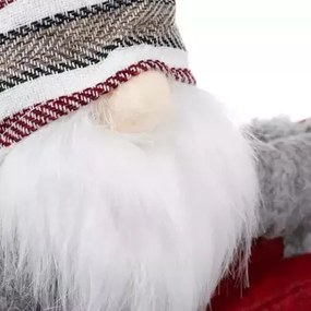 Vánoční dekorace skřítek na závěsy, suchý zip Ruhhy 20360