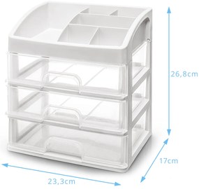 Organizér na kosmetiku a šperky