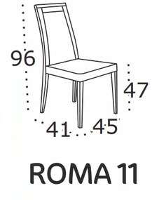 Drewmix Jídelní židle Roma 11
