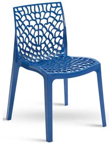 Stima Plastová židle GRUVYER Odstín: Blu Avio - Modrá