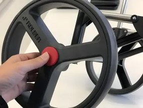 ROLSER Nákupní taška I-Max MF 2 Logic RSG červená / 2 velká kolečka /