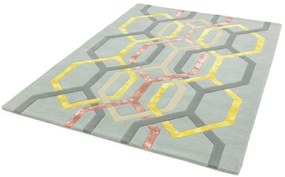 Barevný  koberec Blondie Hexagon Silver Rozměry: 160x230 cm
