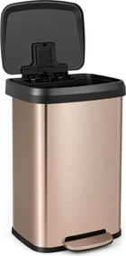 Costway Kuchyňský odpadkový koš 50 l s měkkým zavíracím víkem a deodorizační