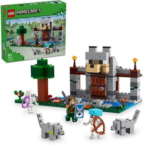 Lego stavebnice lego minecraft 21261 vlčí pevnost