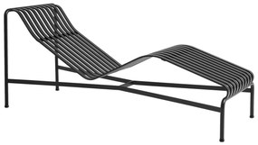 HAY Zahradní lehátko Palissade Chaise Longue, Anthracite