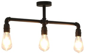 Stropní svítidlo černé 3 x žárovky E27 281628