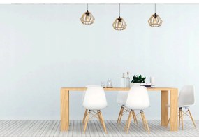 Závěsné svítidlo Timber, 1x dřevěné stínítko
