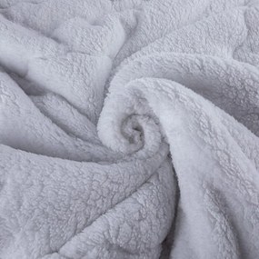 Prošívaná beránková souprava INVERNO béžová 2 ks