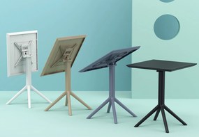 Skládací stůl Sky square 60, čtvercový - taupe
