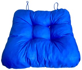 Podsedák na židli modrý 40x40cm TiaHome