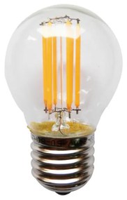 ACA DECOR LED žárovka Filament Ball E27 4W Denní bílá