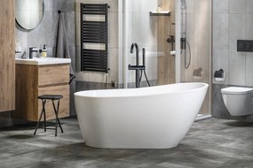 Aqualine, TISA volně stojící vana 150x75 cm, bílá, E1575