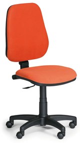 Pracovní židle Comfort bez područek, oranžová