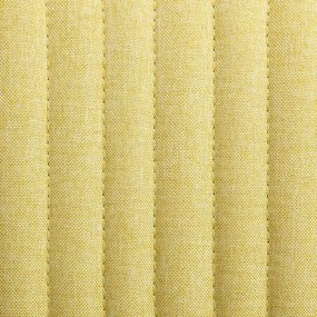 Otočné jídelní židle 2 ks zelené textil 249812