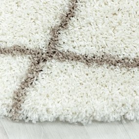 Vopi | Kusový koberec Alvor shaggy 3401 cream - 240 x 340 cm