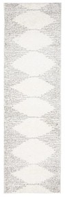 Kusový koberec shaggy Pelta krémový atyp 80x200cm