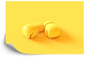 Fototapeta Žluté Boxerské Rukavice Omyvatelný vlies 104x70.5