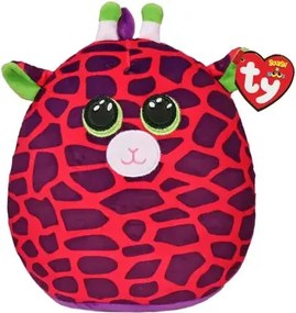 TY Squishy Žirafa Gilbert růžová / 22 cm