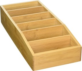 Kesper Bambusový organizér na koření v sáčcích, polévky, pudinky MARIE, 15x10x35