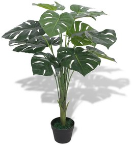 Umělá rostlina monstera s květináčem 70 cm zelená 244435