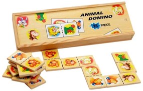 Drewmax 158 - Dřevěné domino - Zvířátka ze ZOO
