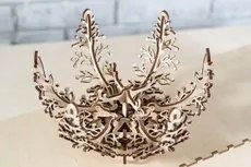 Ugears 3D mechanické puzzle Květina 101 ks