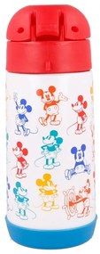 Dětská nerezová lahev s brčkem, 360ml, Stor, mickey