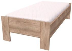 Zvýšená postel NEDO, 80×200 cm Dekor: Dub kansas