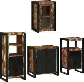 Sada koupelnového nábytku 4 ks Vícebarevný 55 x 35 x 60 cm 3305697