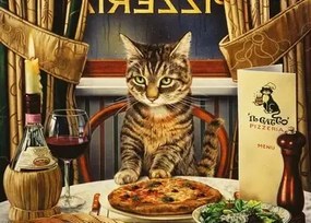 Ravensburger Kočika na večeři / 300 dílků / od 9 let