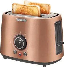 SENCOR STS 6056GD bronzová / Topinkovač / 1000 W / 2 sloty