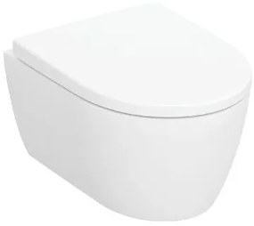 Geberit iCon - Závěsné WC se sedátkem SoftClose, Rimfree, matná bílá 502.381.JT.1