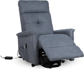 Elektrické polohovací TV křeslo ERGODO COMODO - šedá látka