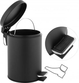 Odpadkový koš do koupelny BALI 3l - černý
