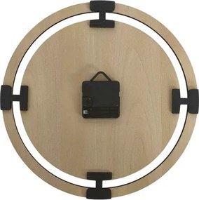 Dřevěné nástěnné hodiny s motivem lesa - moderní design | SENTOP HDF0607
