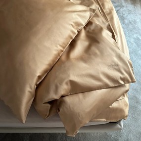 HEDDA Povlečení bavlněný satén Laila cinnamon rozměr: povlak na polštář 70 x 90 cm