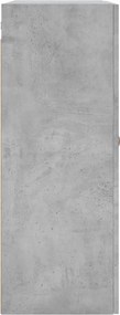 Nástěnné skříňky 2 ks betonově šedé 69,5 x 34 x 90 cm 3195599