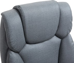 Kancelářská židle Vinsetto s funkcí polohování 150° skládací ergonomická kancelářská židle s opěrkou hlavy výškově nastavitelnou až do 135 kg šedá | …