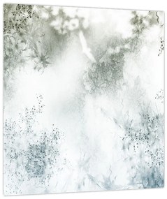 Obraz abstrakce listů (30x30 cm)