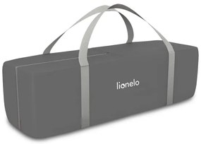 Lionelo - Cestovní postýlka FLOWER Grey Scandi