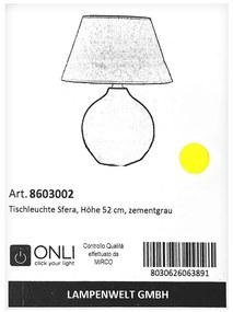 Euluna | Euluna - Stolní lampa SFERA 1xE27/22W/230V | LW0908