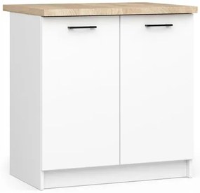 Kuchyňská skříňka OLIVIA S80 2D - bílá