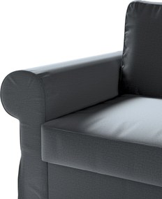 Potah na pohovku IKEA Backabro 2-místná, rozkládací barva šedá látka sametová