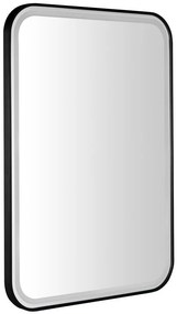 Sapho CETIS zrcadlo s LED osvětlením 60 x 80 cm černá mat CT080