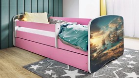 XXXLutz POSTEL PRO DĚTI A MLÁDEŽ 80/160 cm, bílá, pink MID.YOU - Dětské pokoje sestavy - 002142000292
