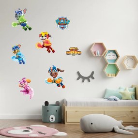 Samolepka na zeď "PAW Patrol - Mighty Pups"