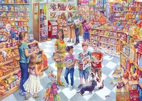 GIBSONS Puzzle Zprávy z vesnice / 1000 dílků / 68 × 49 cm