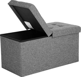 XXXLutz SEDACÍ BOX, textil, kompozitní dřevo, 76/38/38 cm - Taburety - 002543037507