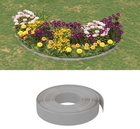 Travní lemy 3 ks šedé 10 m 10 cm polyethylen 3155429